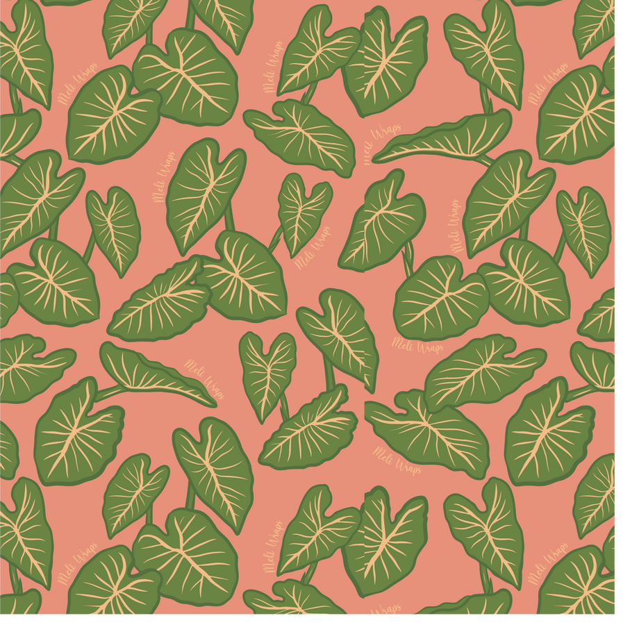 Beeswax Wrap Bulk Roll - Kalo Print - Meli Wraps