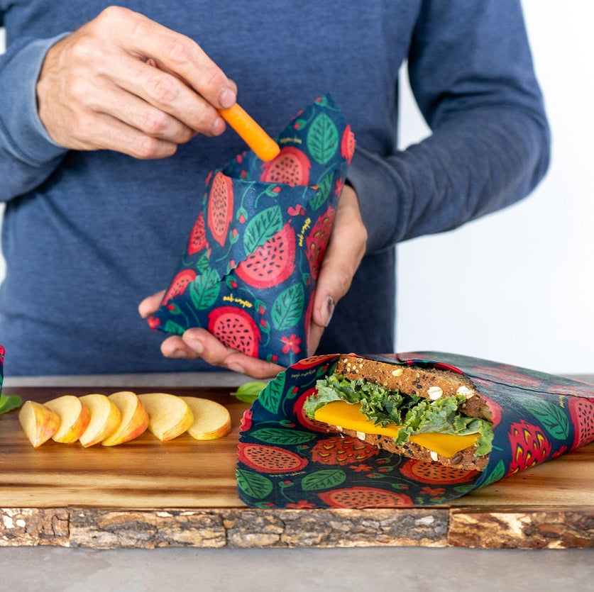 Beeswax Wrap Bulk Roll - Avocado Print - Meli Wraps